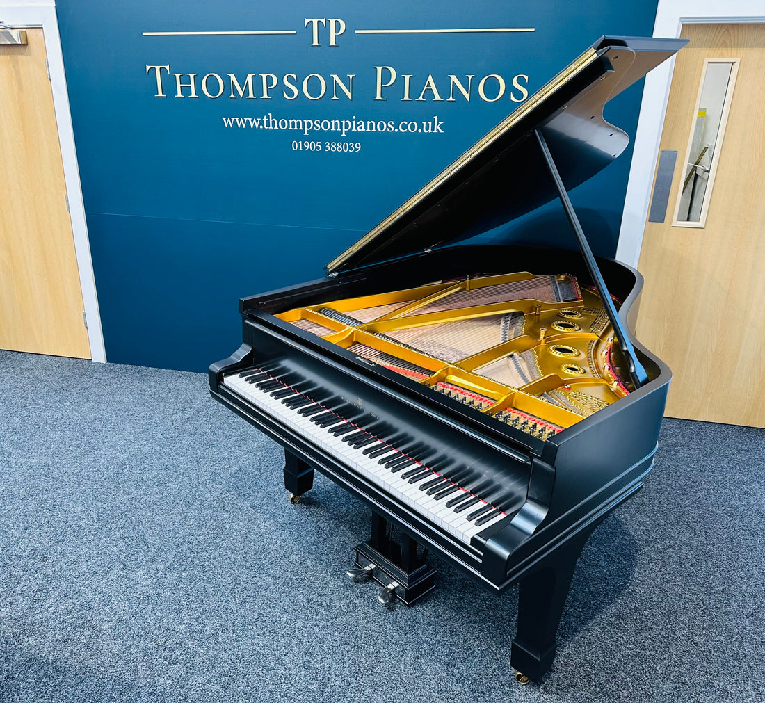 Steinway & Sons, Model A Grand Piano (Satin Ebony) – Thompson Pianos