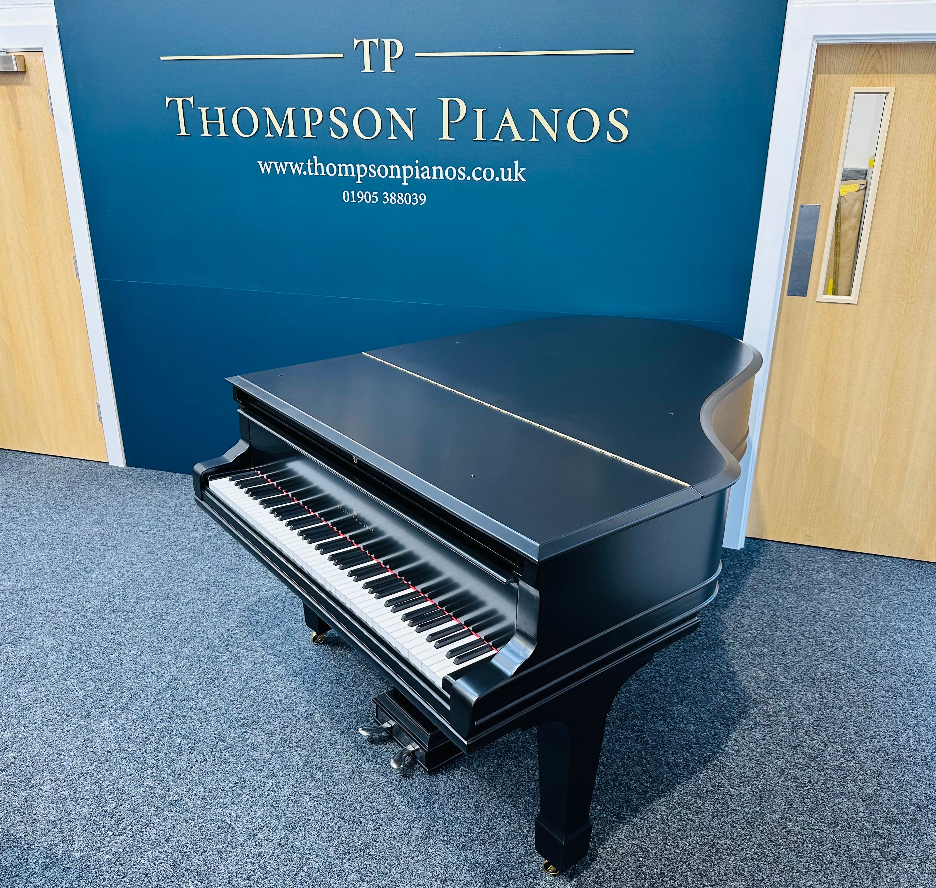 Steinway & Sons, Model A Grand Piano (Satin Ebony) – Thompson Pianos