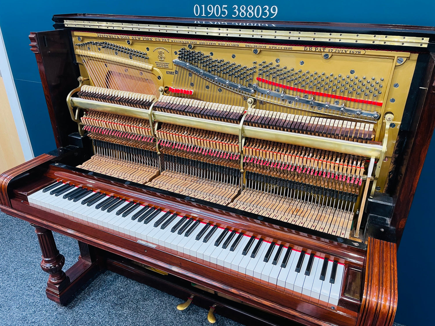 Steinway & Sons, Model R Upright Piano Rosewood (Fully Restored ...